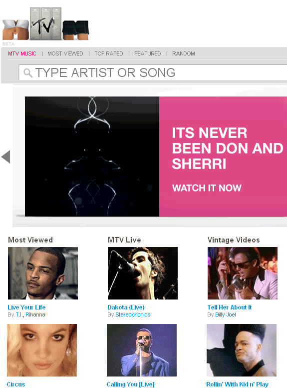 MTV Music: MTV's Music Video Archive