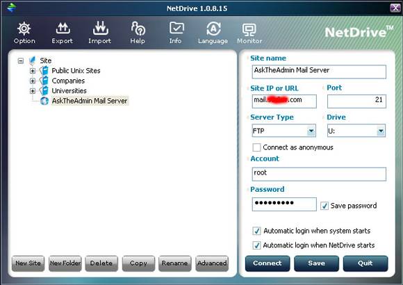 Map Your FTP Drive As A Local Drive with NetDrive (Windows)