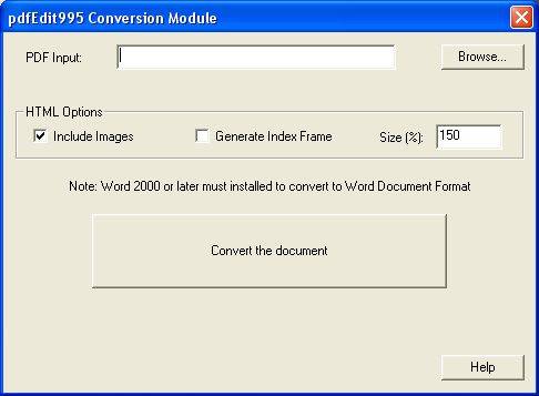 Convert Anything to PDF using PDF995