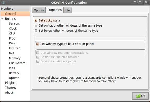 GKrellM - System Monitor Tool with Tons of Great Plugins