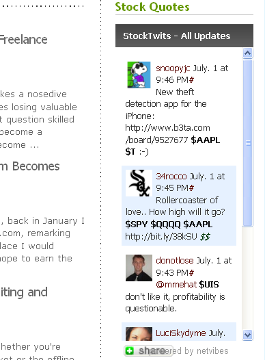 5 Free Website Stock Tickers for Financial Geeks