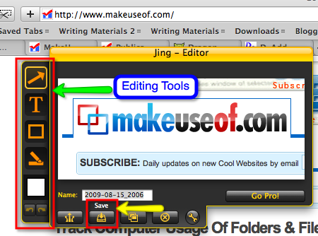 How To Take A Better Screenshot Image With Jing (Mac)
