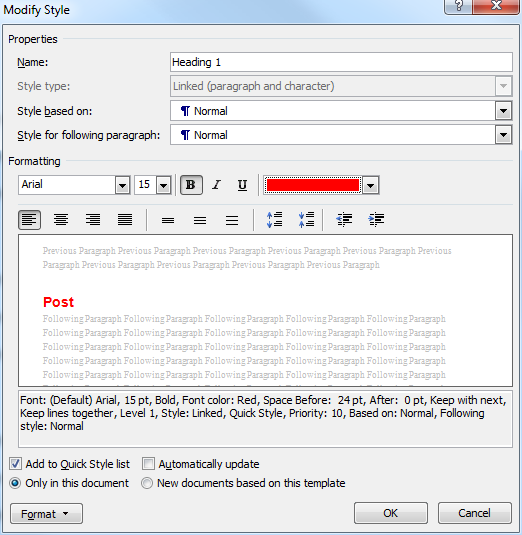 How To Use Styles In Microsoft Word To Save A Lot Of Work