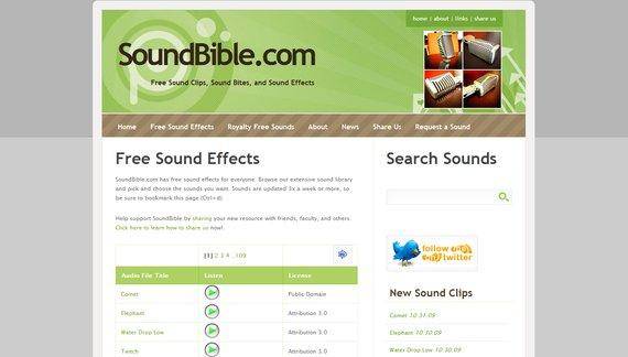 Top 5 Sites For Free Sound Effects Downloads