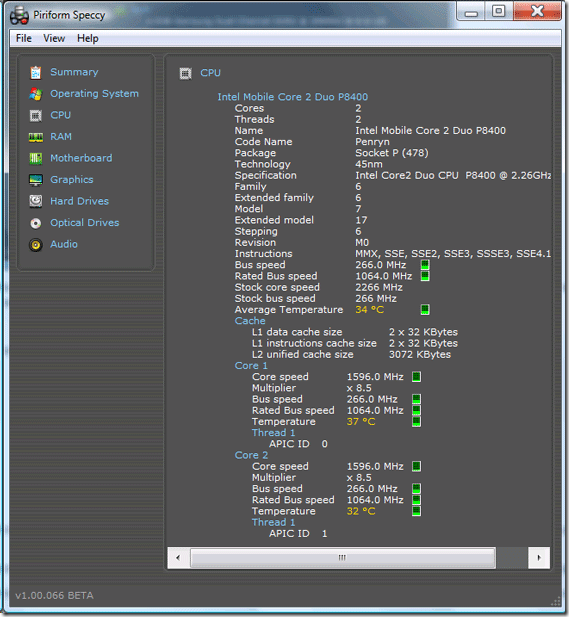 Speccy - An Advanced System Information Tool For Your PC