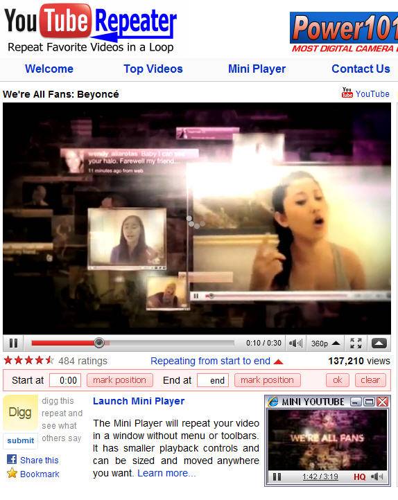 YouTube Repeater: Repeat YouTube Videos Automatically