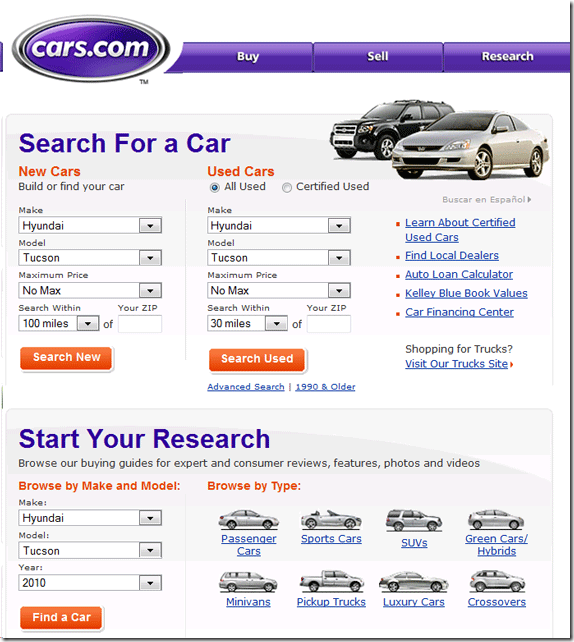 3 Websites To Help You Research or Buy A Car