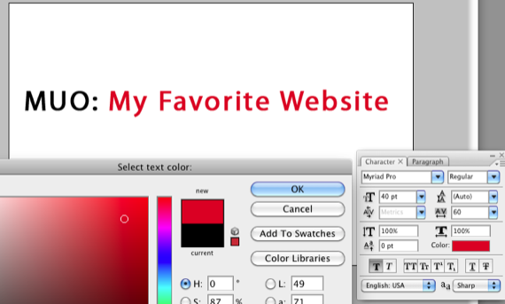 How To Use The Character Panel In Photoshop