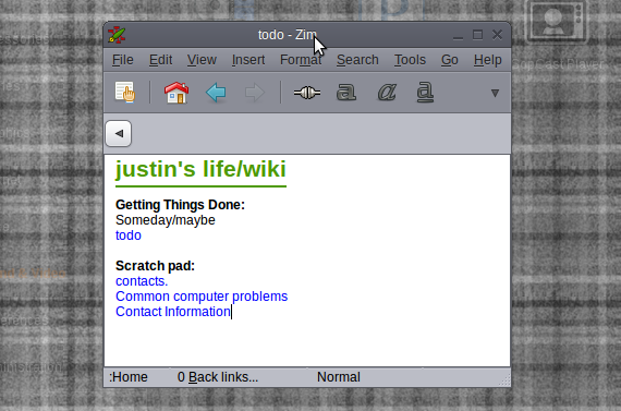 Zim: An Easy To Use Desktop Wiki For Your Life & Everything