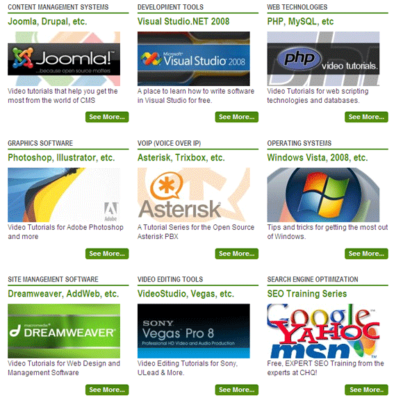 12 Great Free Video Tutorial Sites To Brush Up Your Tech Skills