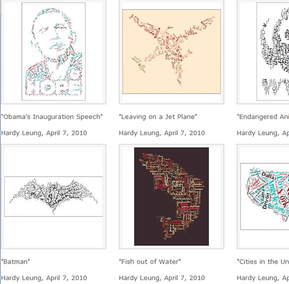Tagxedo: Generate Stunning Tag Clouds Online