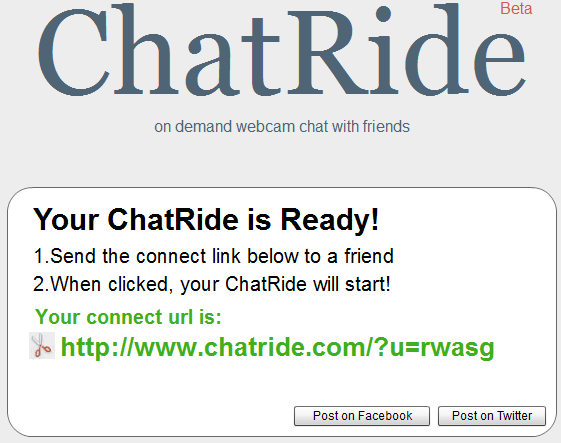ChatRide: Free Video Conversation Tool Within Your Browser