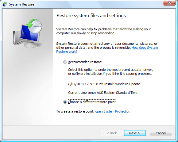 How To Fix Your PC Using Windows Restore in XP, Vista & 7