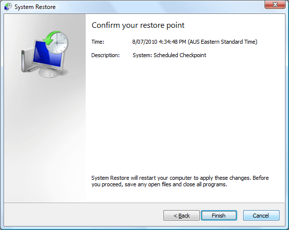 How To Fix Your PC Using Windows Restore in XP, Vista & 7