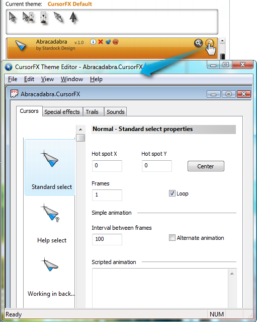 Add Really Cool Cursors To Windows with CursorFX & RealWorld Cursor Editor