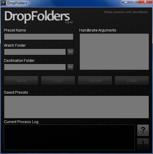 Watch Folders & Convert Video Files with DropFolders & HandBrake
