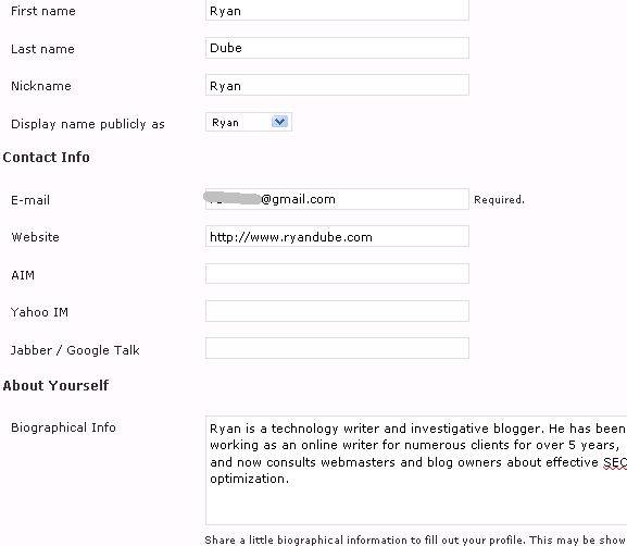 How To Add An Automatic Author Footer To WordPress Posts