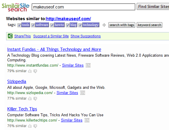 Similar Site Search: Find Similar Websites On The Web With Ease