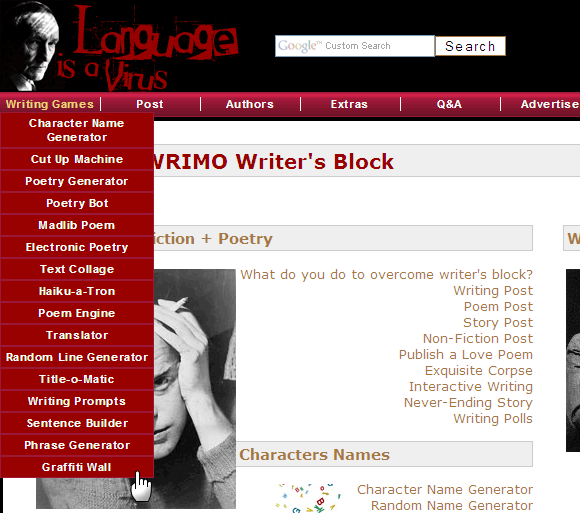 5 Websites For Writers To Cure Writer's Block With Freewriting Exercises