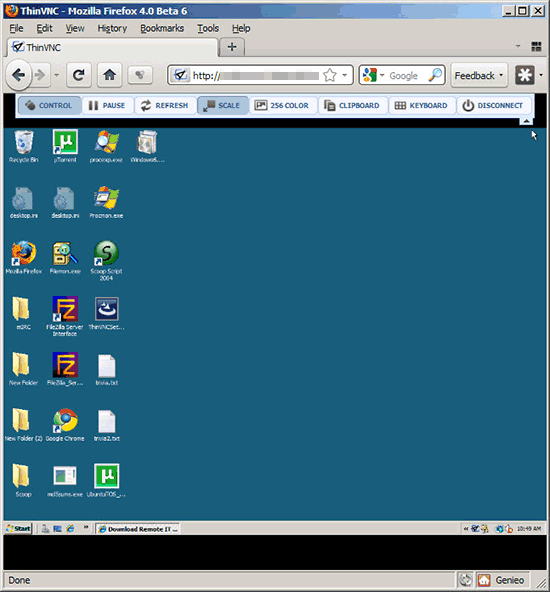 Control Your Computer Remotely Using HTML5 With ThinVNC