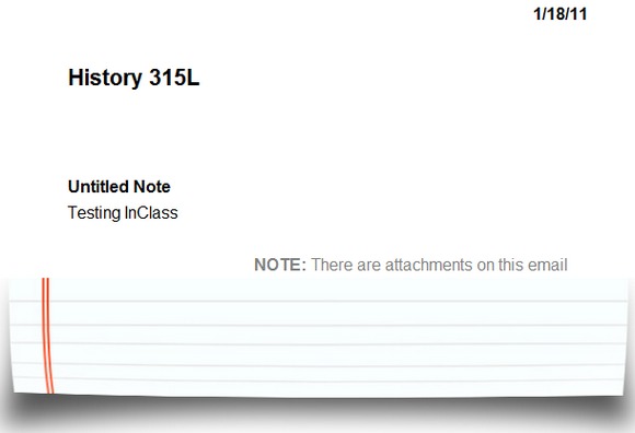 InClass - The Perfect Agenda App For College Students [iOS]