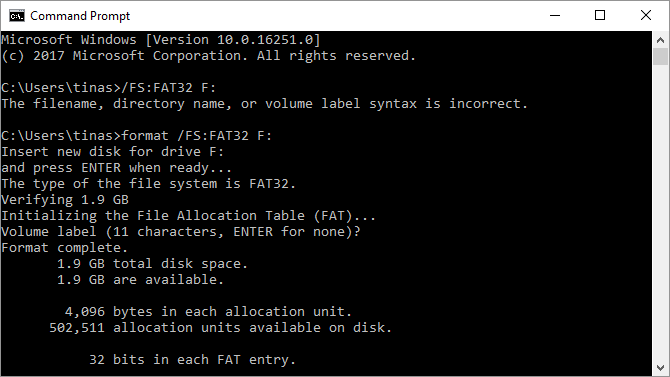 How to Format a Large Hard Drive With FAT or FAT32