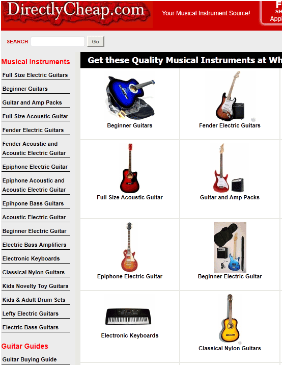 DirectlyCheap: Get Musical Instruments at Cheap Prices