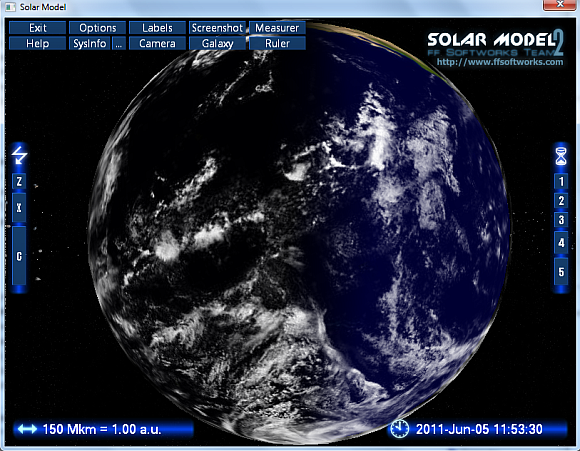 Study The Movement Of The Milky Way With Solar Model
