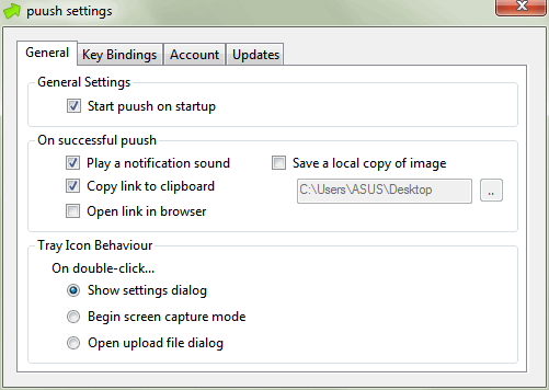 Puush: Easily Take Screenshots & Push Them Online
