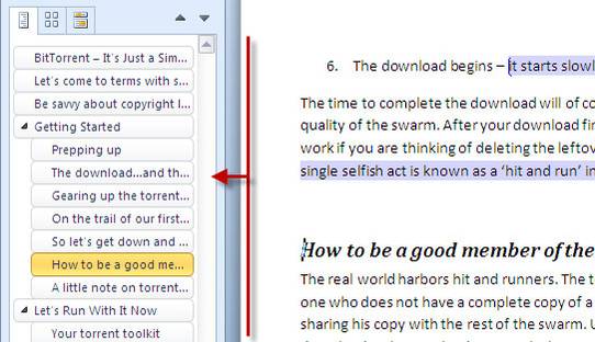 How You Can Use The Document Map Feature Of MS Word As A Time Saver