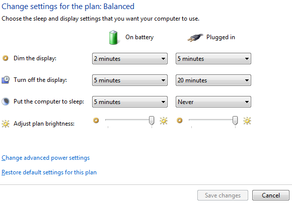 Windows 7 Power Options and Sleep Modes Explained
