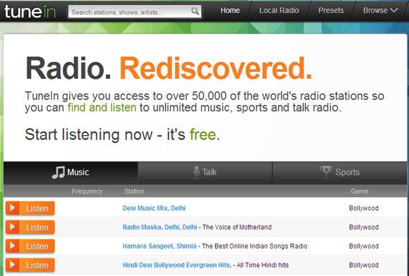 Tune Into TuneIn Online Radio & Listen to Unlimited Music, Sports ...