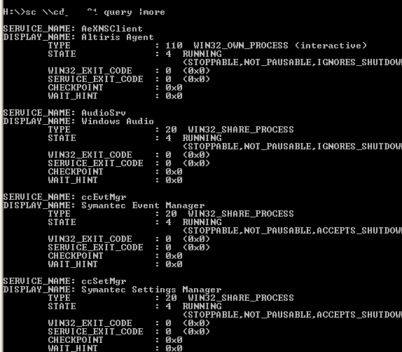 How To Control Running Services With The SC Command [Windows]