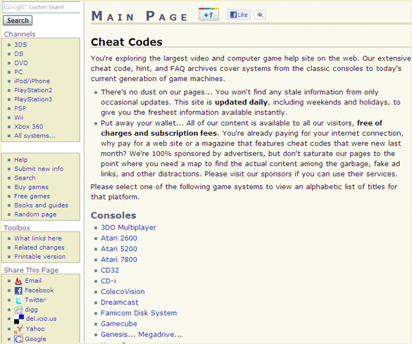 10 Best Comprehensive Websites to Go to for Game Cheat Codes