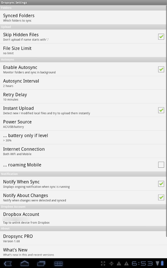 Truly Sync Your Android Device With Dropbox Via Dropsync [Android 2.0+]