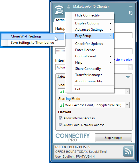 Create Your Own Wi-Fi Hotspot With Connectify