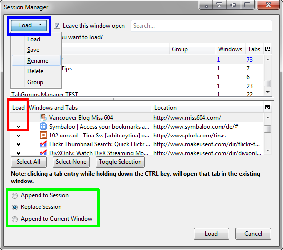 How To Make The Most of Firefox's Session Manager