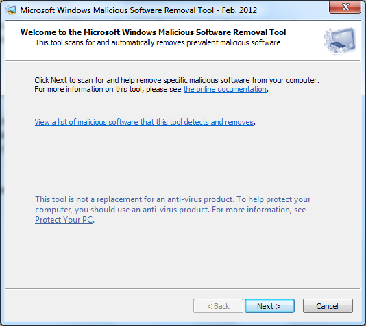 The Microsoft Malware Removal Tool - How Well Does It Work?