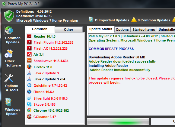 Conveniently Patch Windows & All Programs With Patch My PC