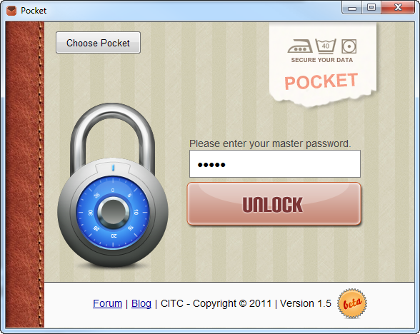 Pocket - A Handy, Free Personal Information Safe With A Desktop ...