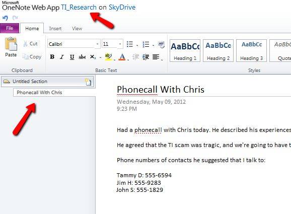 How SkyDrive And OneNote Web App Can Help Your Online Research