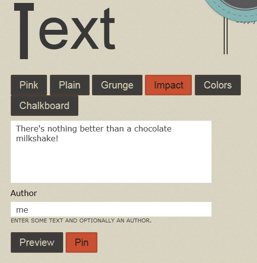 Use Pinstamatic To Pin Text, Music, Websites & Locations To Pinterest