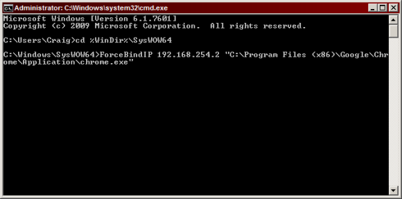 Force Specific Applications To Use Different Internet Connections With ForceBindIP [Windows]