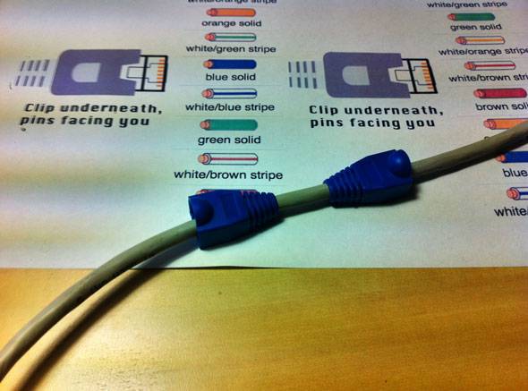 How To Make An Ethernet Cross-Over Cable
