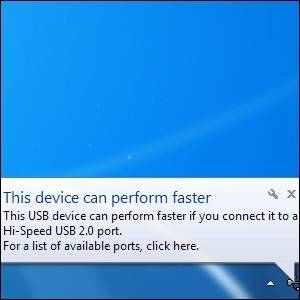 Resolving USB Speed Issues, "This Device Can Perform Faster" Error