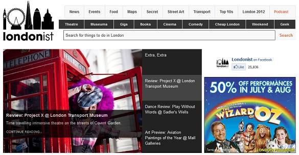 10 Essential Websites For Visiting London