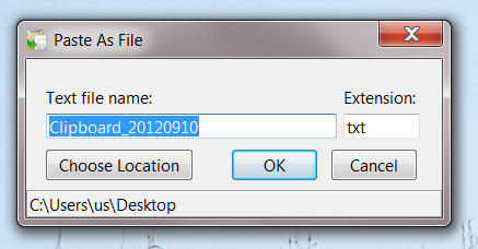 PasteAsFile: Save Images & Text From Your Clipboard Directly To Any ...