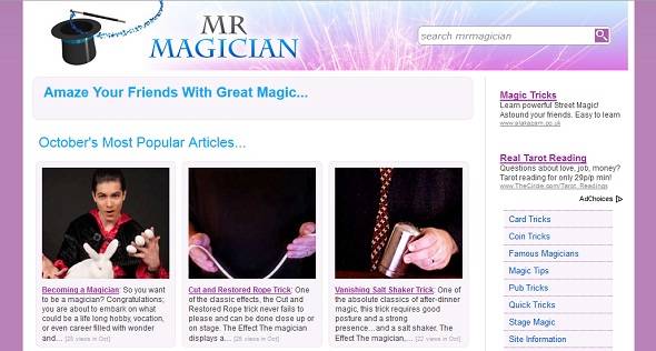 Teach Yourself Amazing Magic Secrets With These Sites