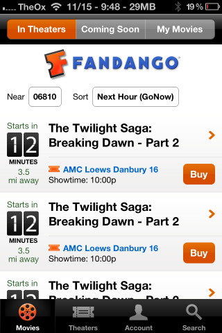 Think Fandango Is Just For Checking Movie Showtimes? Think Again [iPhone]