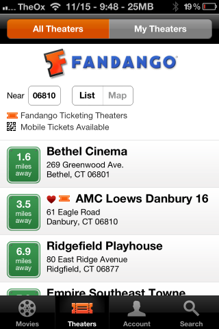 Think Fandango Is Just For Checking Movie Showtimes? Think Again [iPhone]